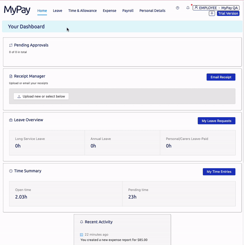 Expense Reports – Zone Employee Portal Knowledge Base