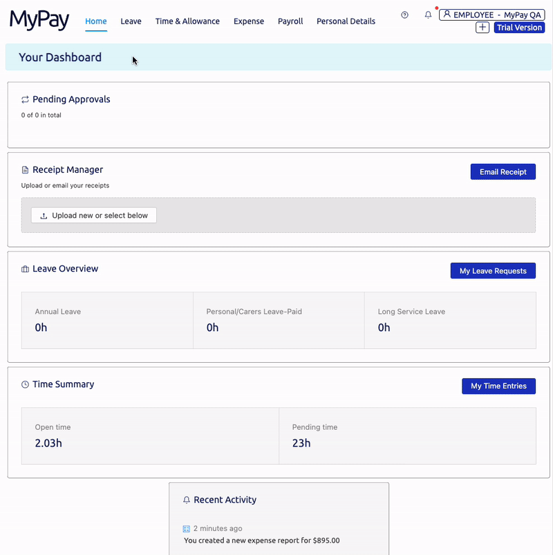 Expense Reports – Zone Employee Portal Knowledge Base